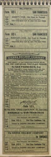 Collectible Railroad Passes & Tickets for sale | eBay