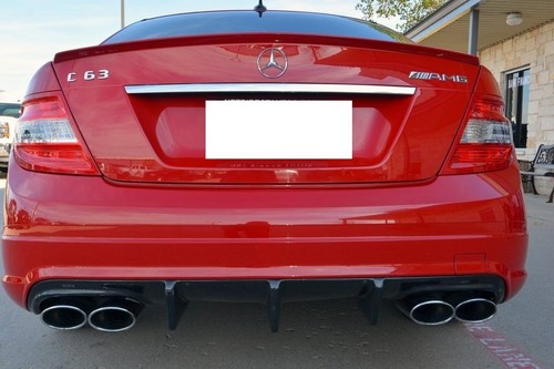 Auspuff Sportauspuff für Mercedes C-Klasse W204 Duplex Endschalldämpfer ...