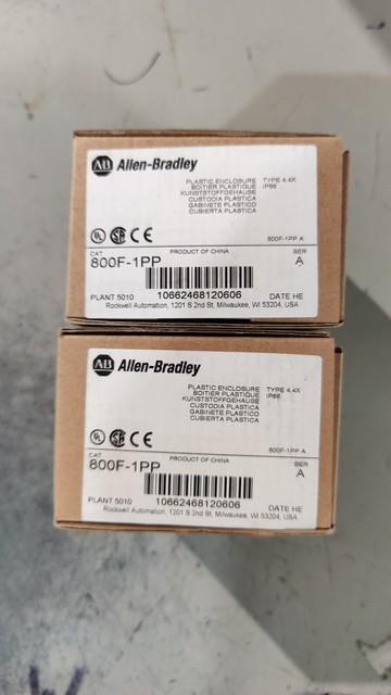 Allen-Bradley 800f-1pp 800f Enclosures 1 Hole Enclosure Gray Plastic ...