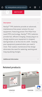 Nexsys TPPL Battery Power when you need it 12NXS90 | eBay