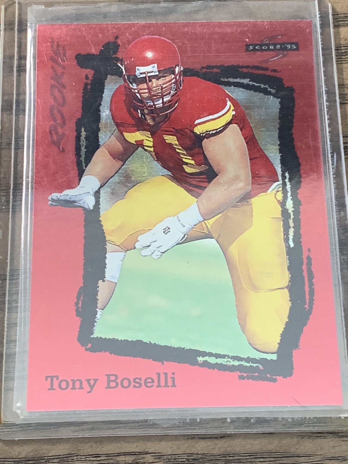 1995 Score Red Siege Tony Boselli #246 Rookie RC HOF | eBay
