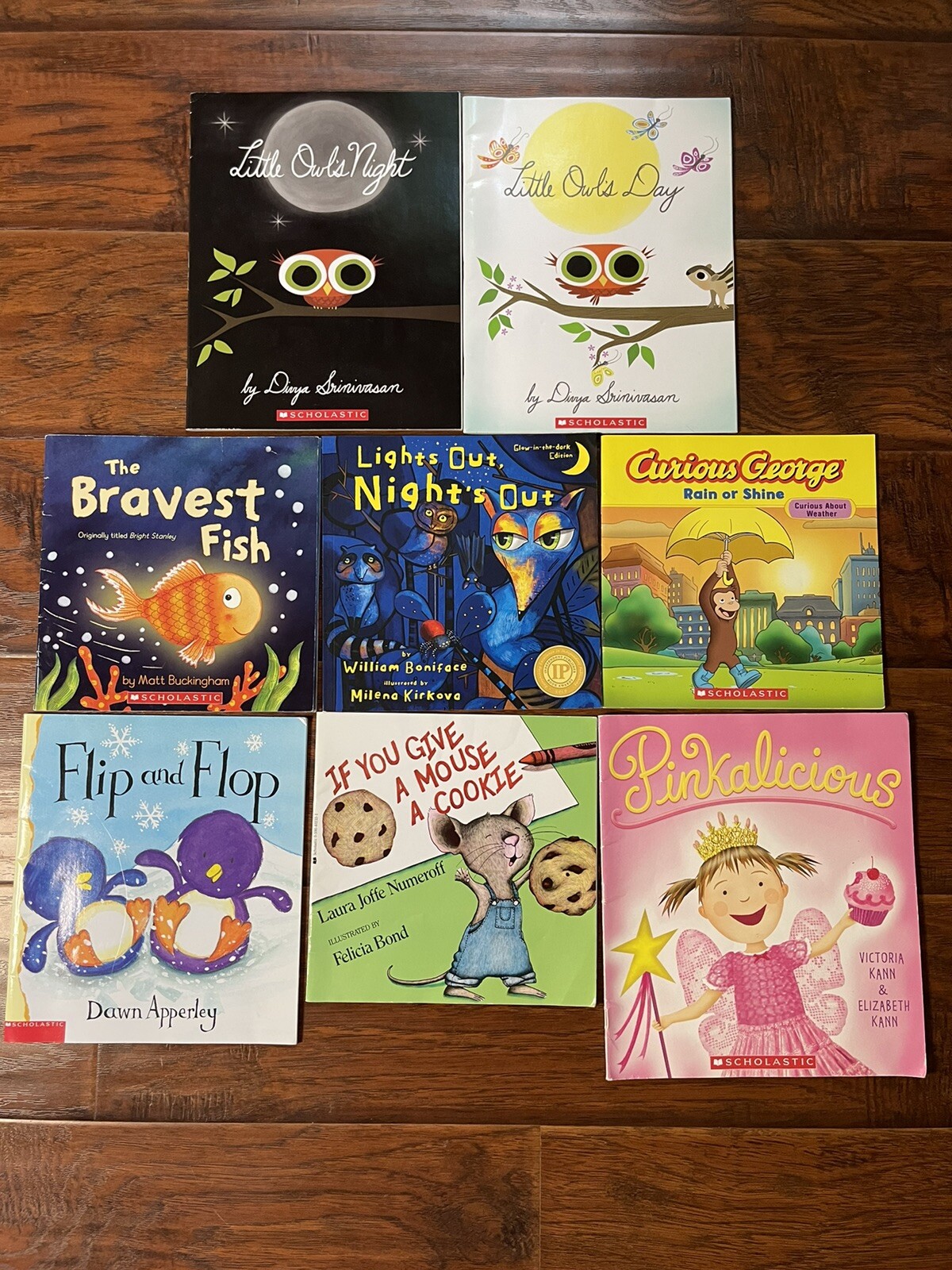 Scholastic Children's Book Random Lot of 8 - Curious George, If You ...