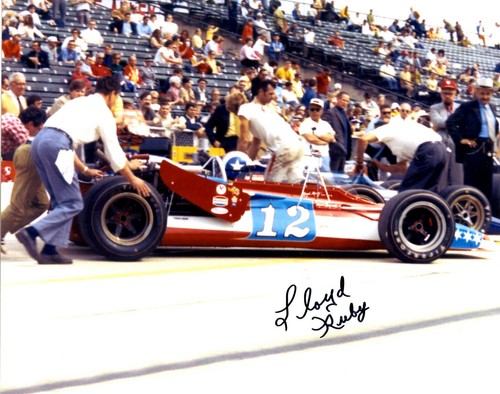LLOYD RUBY AUTOGRAPHED INDY 500 8 X 10 PHOTO | eBay