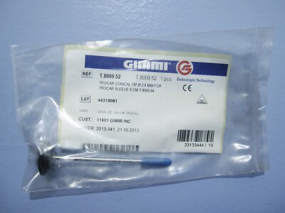GIMMI T.8009.52 TROCAR CONICAL TIP 2.9 MM FOR TROCAR SLEEVE 5 CM | eBay