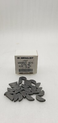 (Box of 25) 2F706 Size #7 Woodruff Keys 1/8" x 3/4" Flat Bottom | eBay