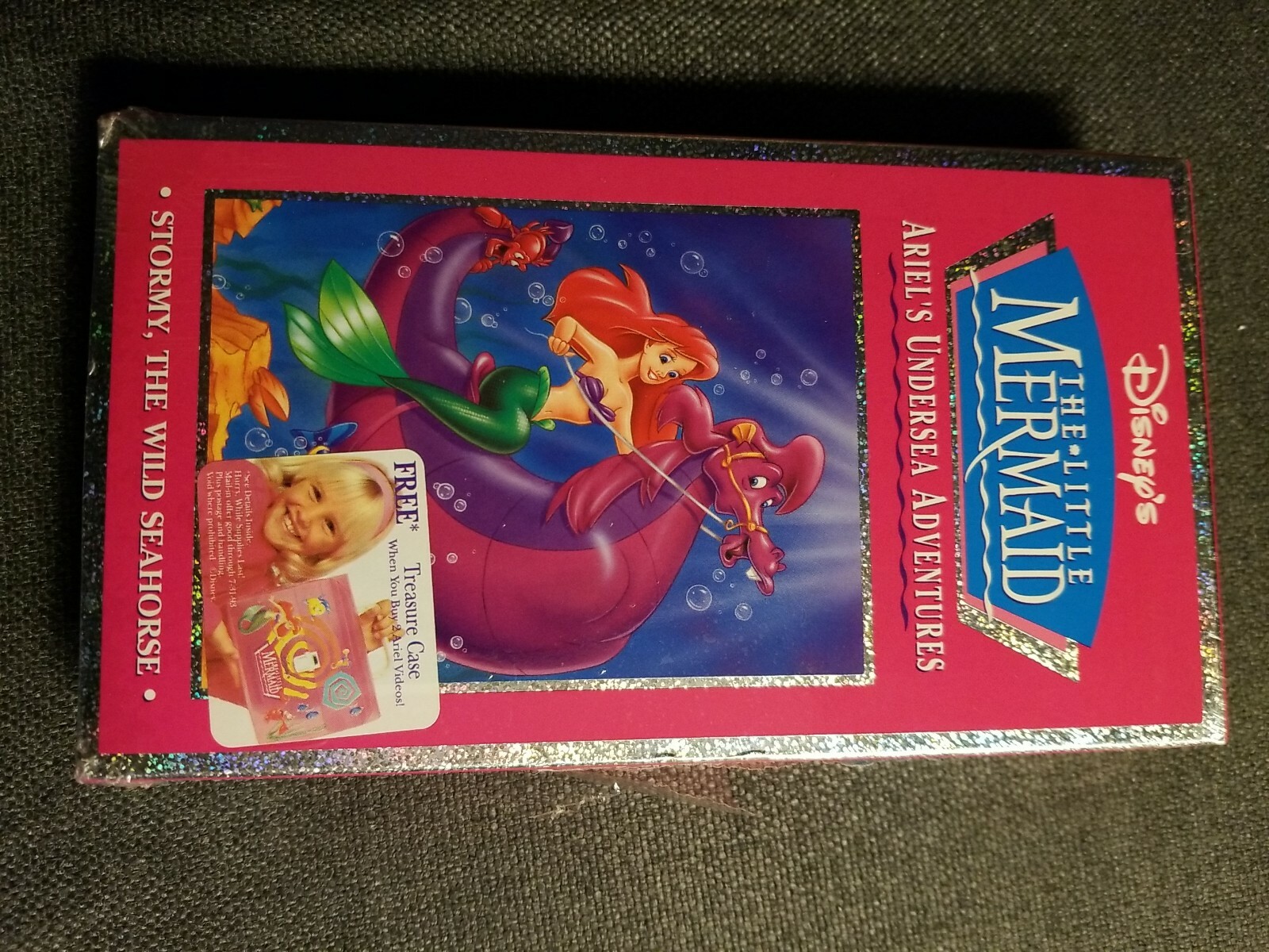 Lot of 6 Vintage Kids VHS VCR tapes Disney Little Mermaid Rock A Doodle ...