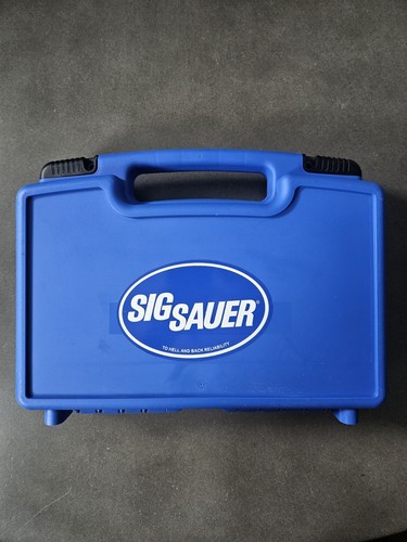 Sig Sauer Pistol Blue Hard Case With Removable Foam Squares For Size ...