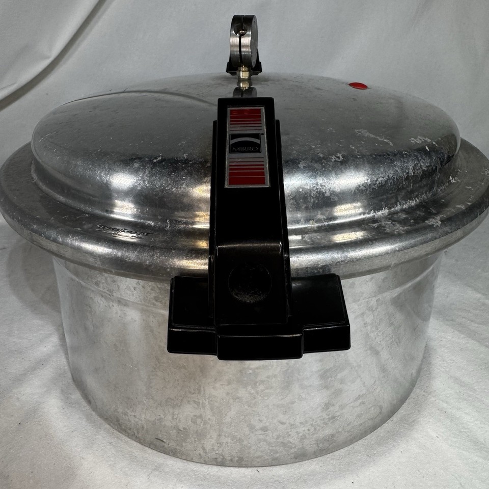 Mirro M-0512-11 12 qt Pressure Canner Cooker + Aluminum Rack + Jiggler ...