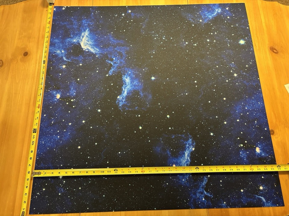 Blue Starfield Neoprene Play Mat For Star Wars X-wing Miniatures 36x36 ...