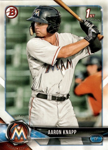 2018 Bowman #BP5 Aaron Knapp Prospects Blue Great Card! | eBay