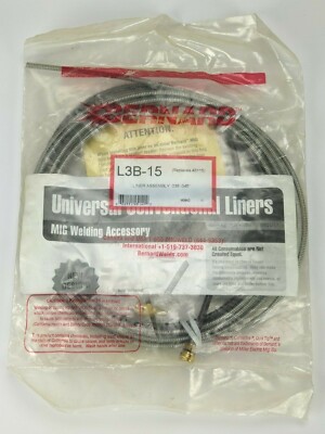 Bernard L3B-15 MIG Gun Liner for 0.035" - 0.045" Wire, 15' Length ...