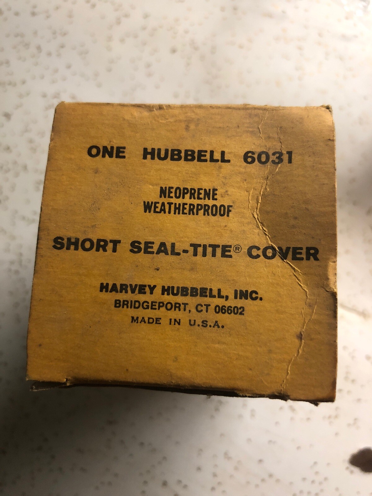 Hubbell HBL6031 Short Black Weatherproof Boot for sale online | eBay