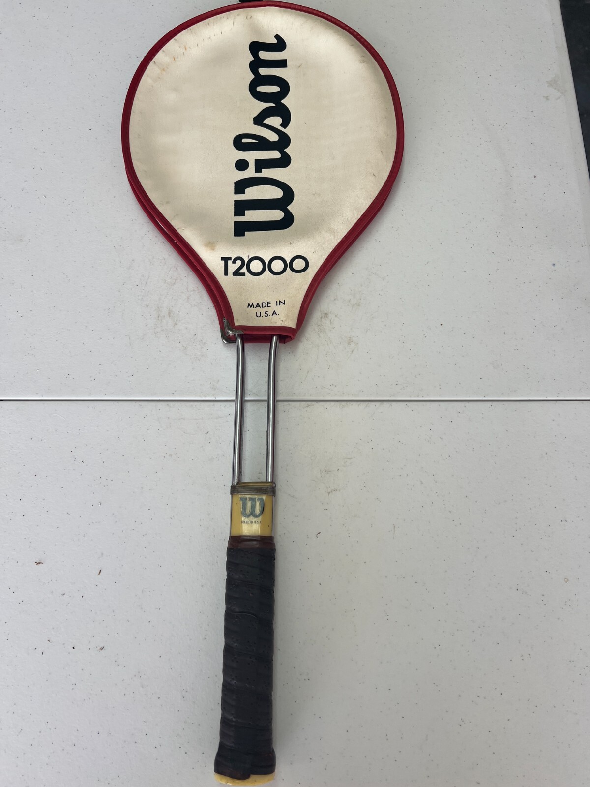Vintage Wilson T2000 Jimmy Connors Steel Tennis Racket WITH Original ...