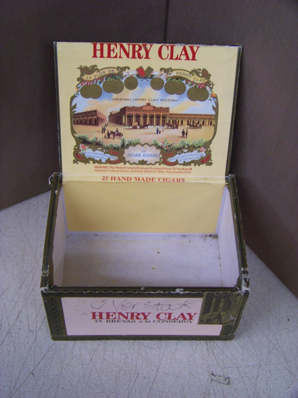 Original Henry Clay Wooden Cigar Box Dominican Republic wood | eBay
