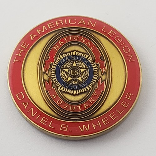 American Legion Challenge Coin Daniel Wheeler National Adjutant Service ...
