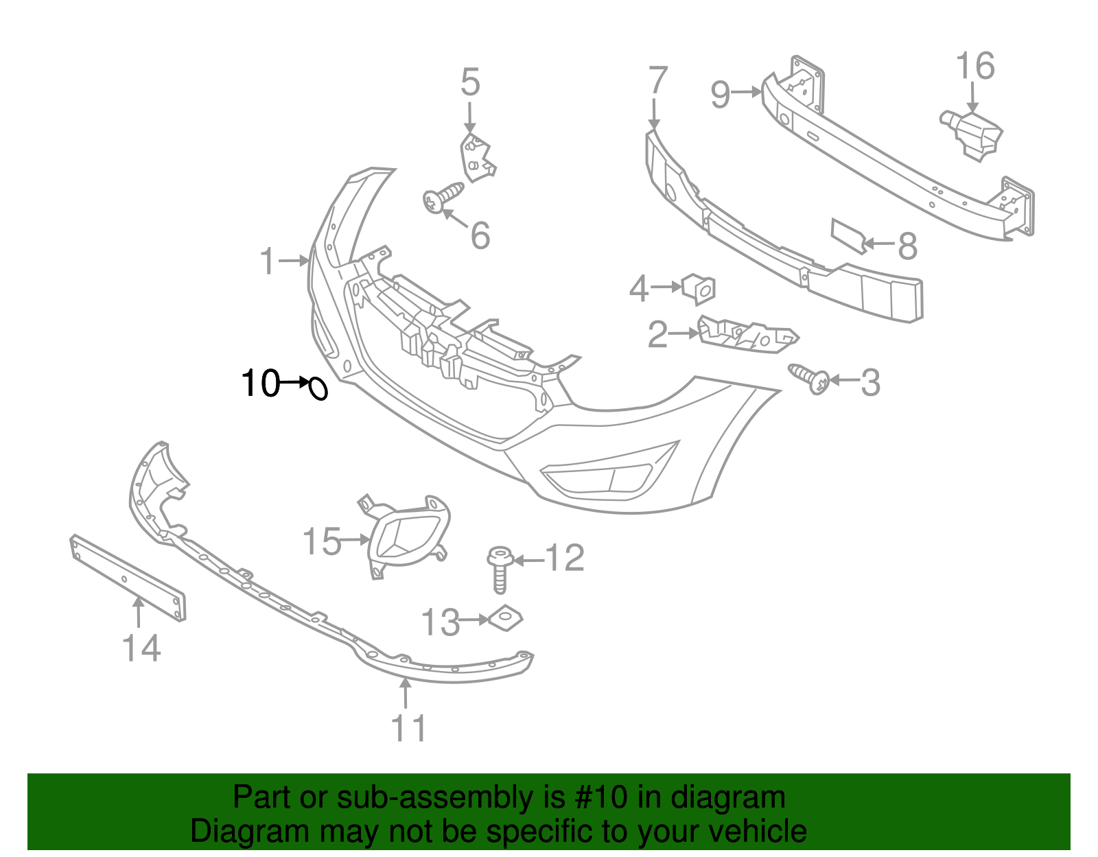 Genuine Hyundai Tow Eye Cap 86517-2S000 | eBay