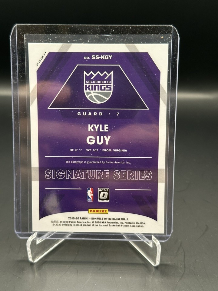 2019-20 Contenders Optic Kyle Guy Signature Series Rookie Auto RC #SS ...