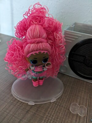 Lol Surprise Dolls Super Remix Hair Flip Supa Fly Doll- Pink Crimped ...