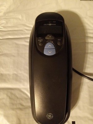 VINTAGE GE Model 29195GE2-A Caller ID Black Phone wall Table Desk Top ...
