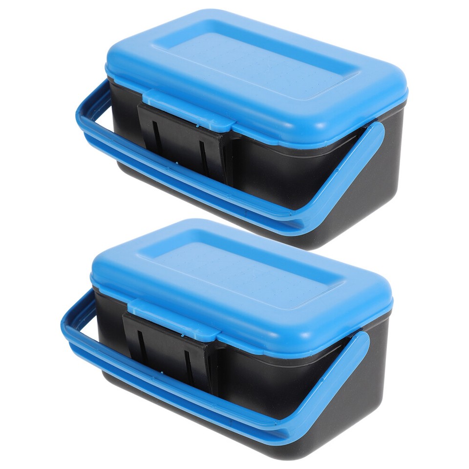 2Pcs Small Cooler for Bait Supply Red Worm Box Fishing Tackle Storage ...