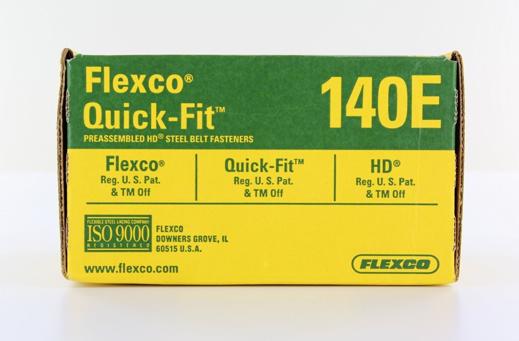 Flexco 140E Box of 25 | Quick-Fit tm Bolt Solid Steel Plate Fastener #20000 140E | eBay