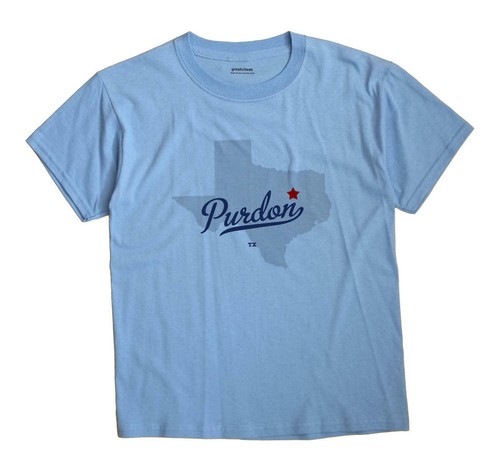 Purdon Texas TX T-Shirt MAP | eBay