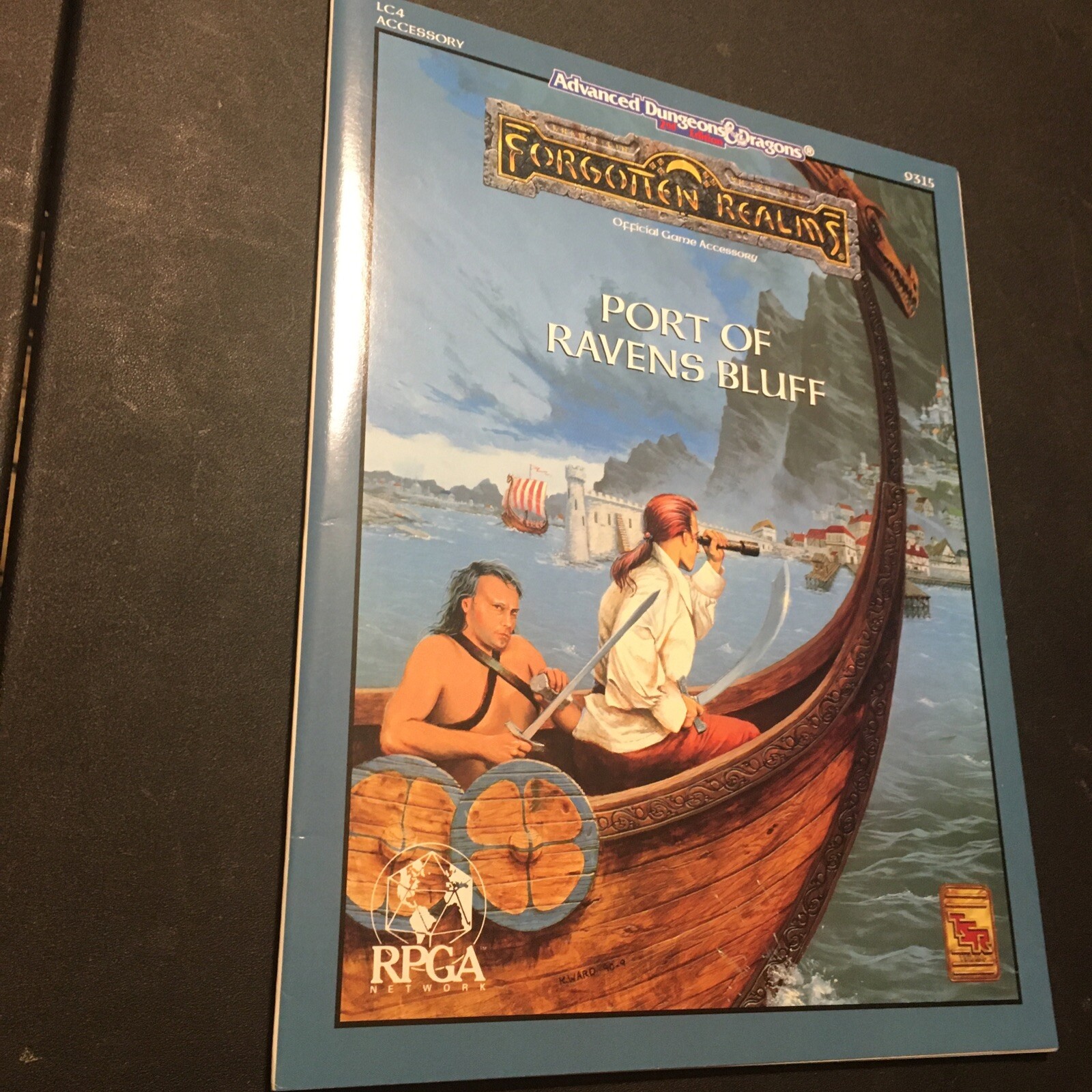TSR AD&D FORGOTTEN REALMS MODULE PORT OF RAVENS BLUFF LC4 9315 Unused ...