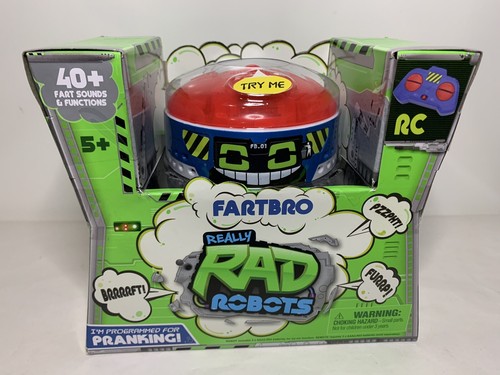 NEW R.A.D. Robots Fartbro - Electronic Remote Control Farting Robot ...