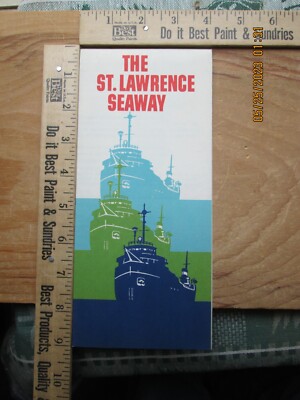 The Saint Lawrence Seaway map brochure | eBay