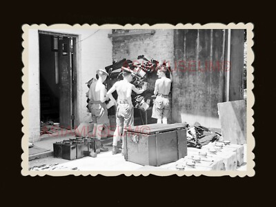 40s WW2 BRITISH INDIA ARMY SOLDIER WW2 BARRACK WAR Hong Kong Photo ...