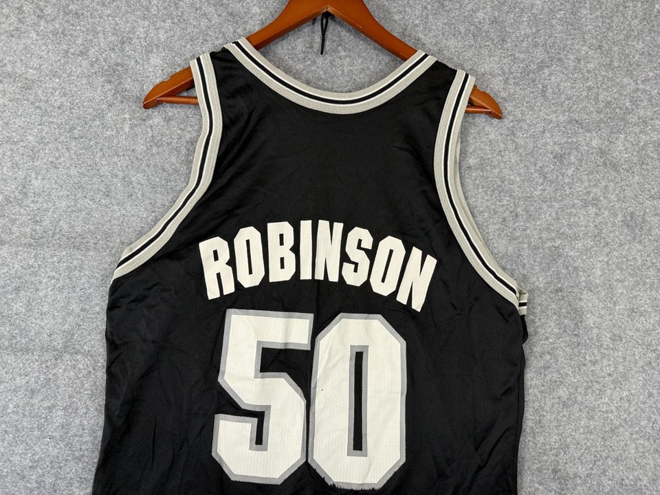 San Antonio Spurs Champion David Robinson Basketball Jersey Men 44 ...