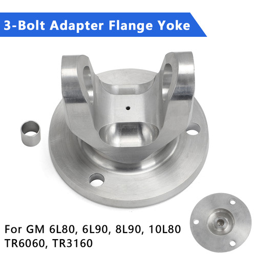 3-Bolt Adapter Flange Yoke Kit T35-GMFD-01K For GM 6L80 6L90 8L90 10L80 ...