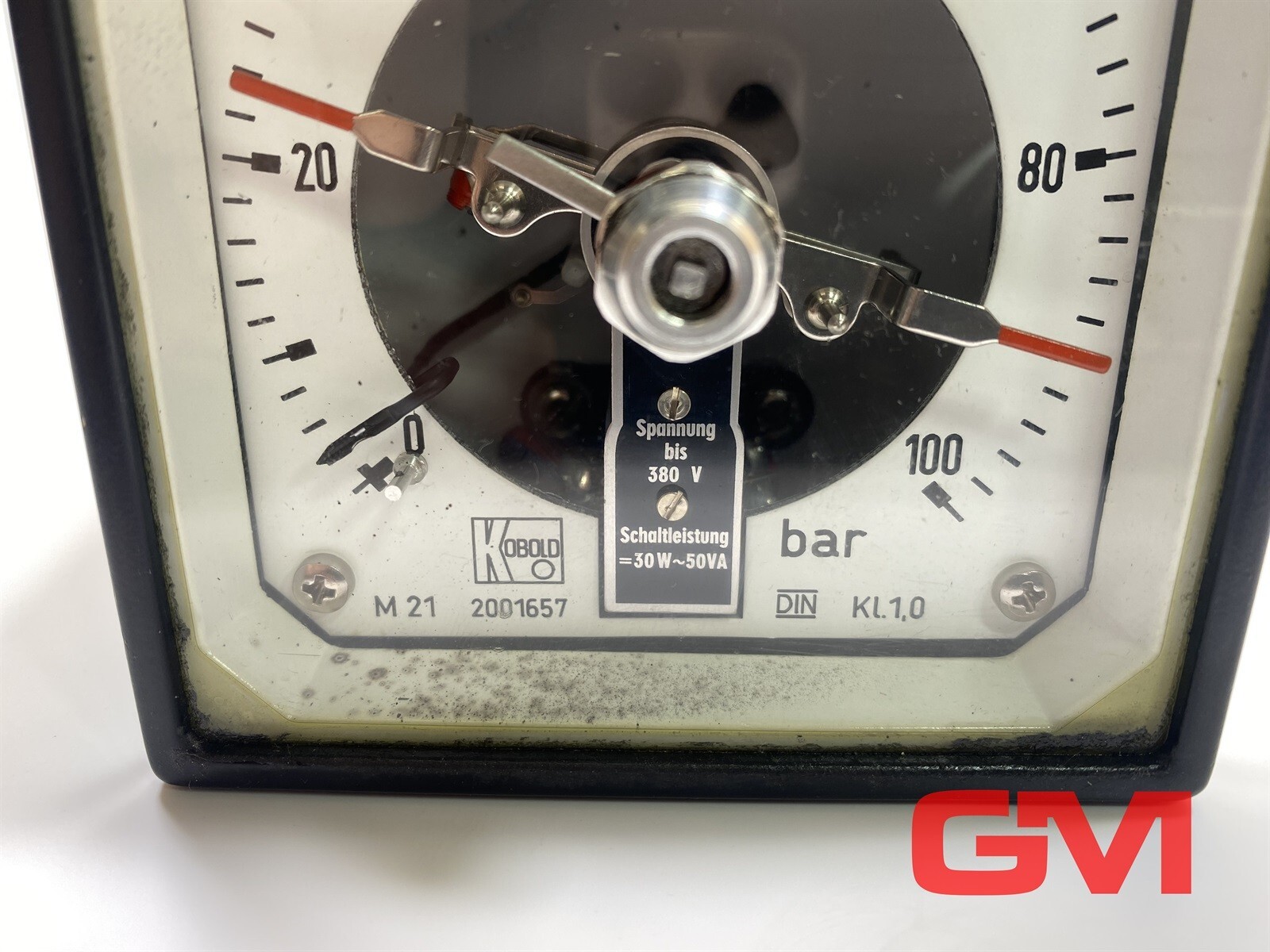 Kobold Manometer M21 pressure gauge M 21 0-100 bar KL. 1,0 2001657 380V ...