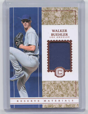 2018 Panini Chronicles #RM-WB Walker Buehler #RM-WB Reserve Materials ...