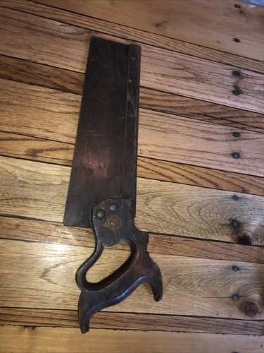 VINTAGE HENRY DISSTON 12 INCH BACK SAW. | eBay