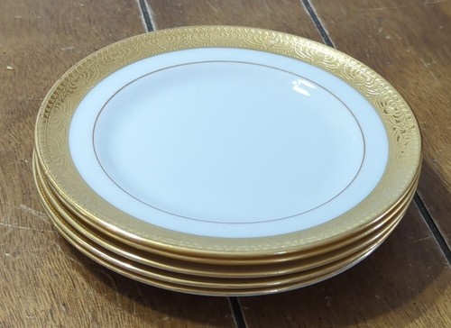 Set of 5 Lenox Bread Plates Gold Rim | eBay