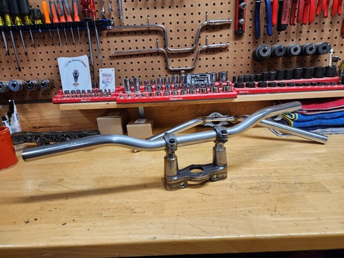 CroCustom Knucklehead Flathead Inline Springer Fork Top Clamp | eBay