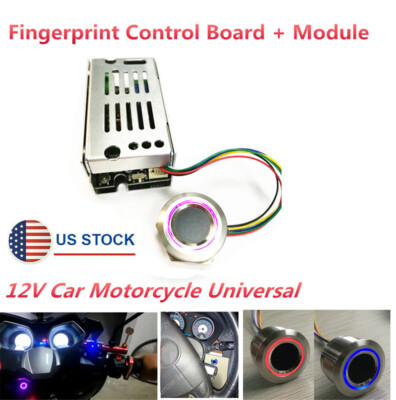 1Pc Universal LED Fingerprint Control Board Fingerprint Module One Key ...