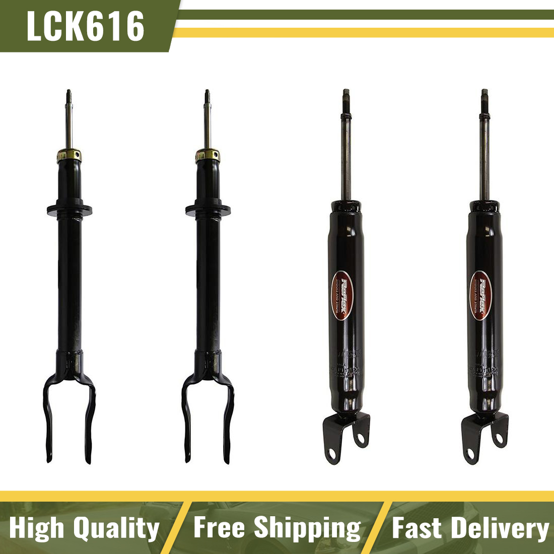 Monroe Front Struts & Rear Shocks Set of 4 For Dodge Durango Jeep Grand ...