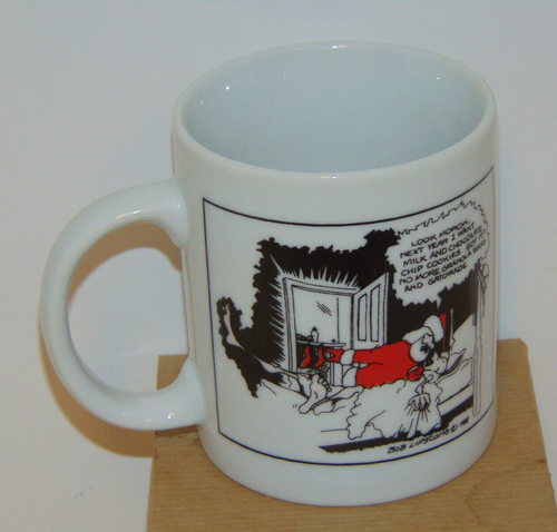 Bob Lipscomb Coffee Cup 1988- Santa Claus Melt Down-New in Open Box | eBay