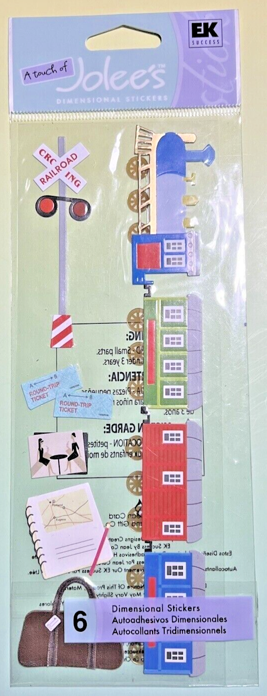 Jolee's Boutique (TRAIN TRIP) Dimensional Scrapbooking Sticker CD-370 ...