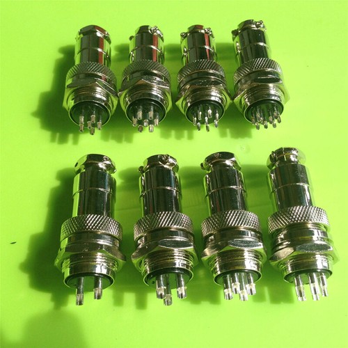 5Pcs GX16 Aviation Plug 2 - 10 Pin 16mm Metal Male Female Panel Cable ...