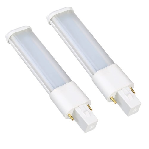2 Pack G23 Led Bulb 4w 400lm Warm White Ac120v 2pin G23 Led Pl Bulb 7w ...