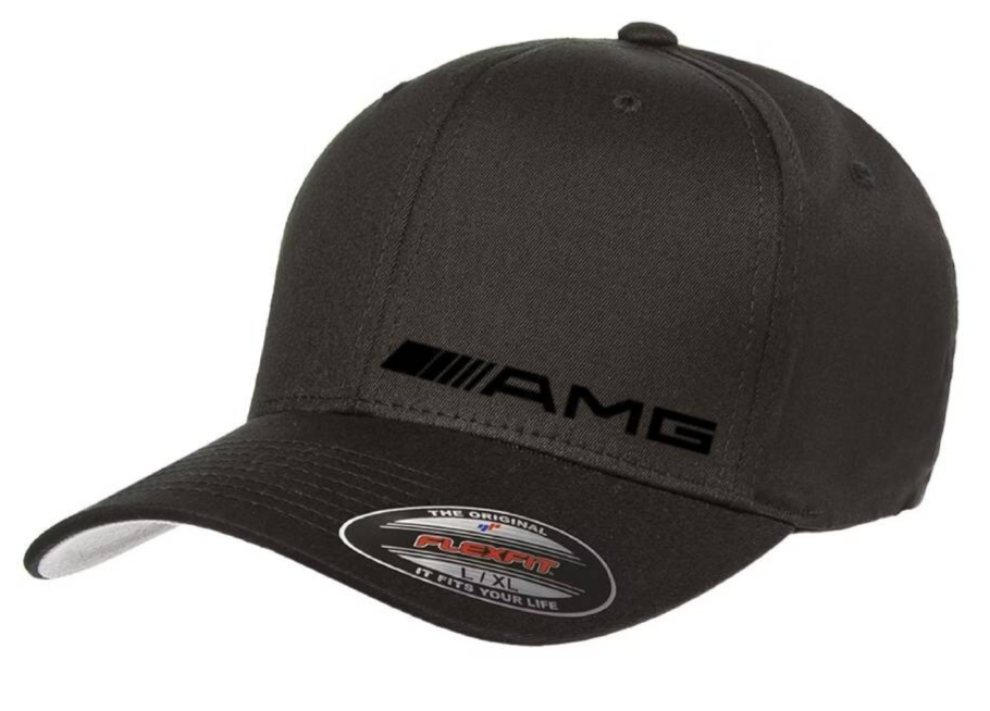 Mercedes Benz Motor AMG Side Logo Cap 5001 Flexfit Baseball Hat S/M and ...