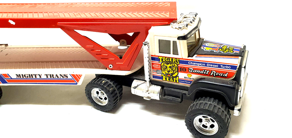Vintage Large Truck 48 cm Tow Gozan Sheet Mighty Trans Tigers Team | eBay