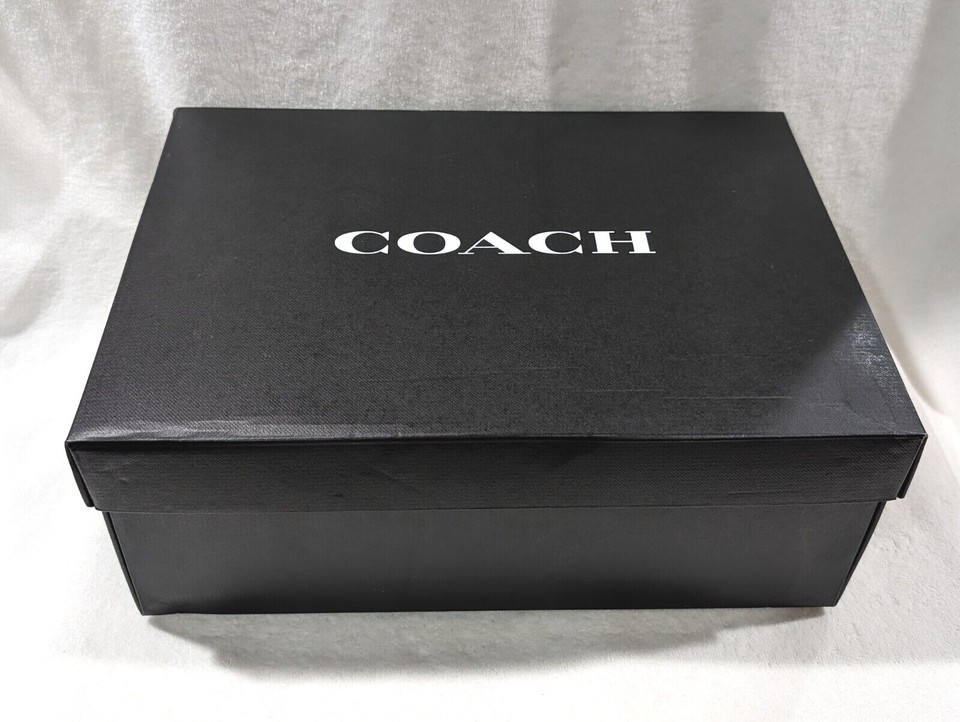 Coach Men's Saddle Leather Signature Canvas Mid Top Sneaker CI083 ...