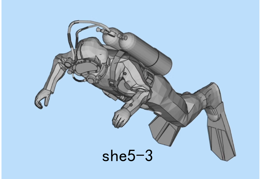 3D Printed 1/72 Deep-Sea Diver Model Unpainted | eBay