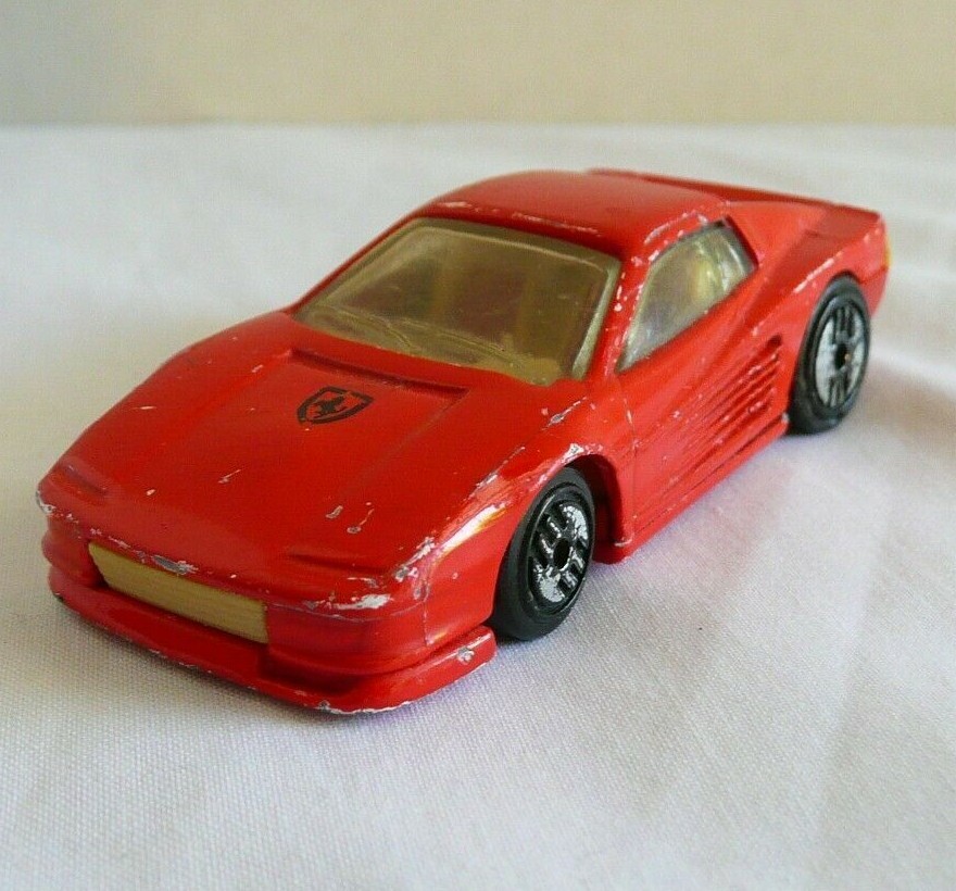 1986 Hot Wheels Mattel Red Ferrari Malaysia loose Vintage | eBay