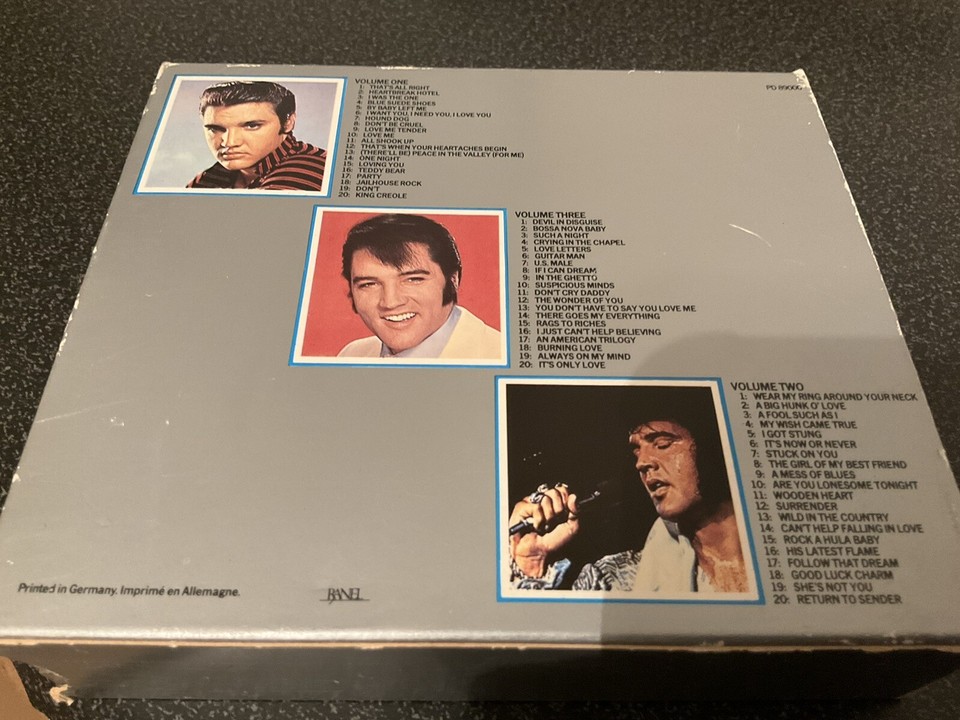 Elvis The Legend Three CD Box Set 3 Volumes Elvis Presley German Import ...