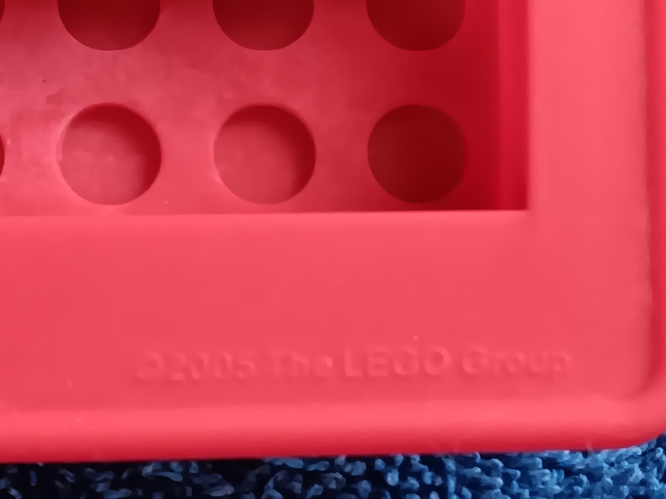 LEGO Red 10 Bricks Silicone Mold ICE Cube Soap Chocolate 6"x4.5" Candy ...
